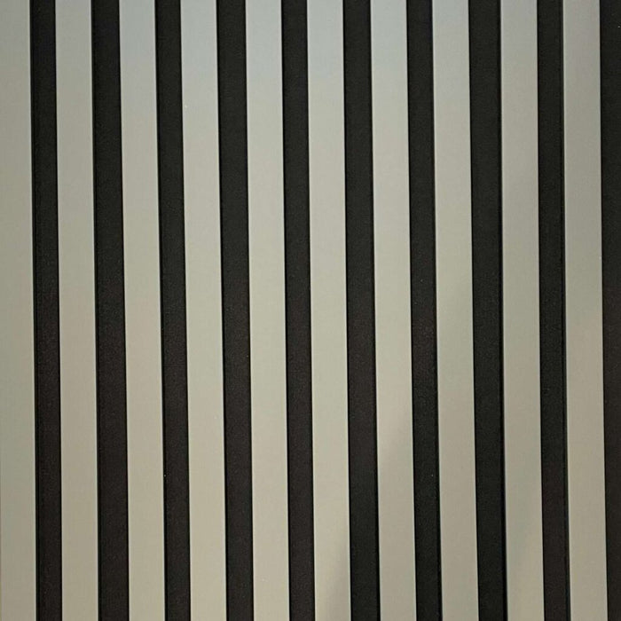 Acoustic Slat Wall Panels | Premium MDF | 244cm x 60cm | Matte Grey